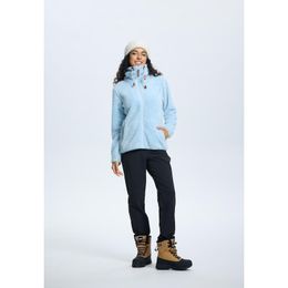 Icepeak Damen Fleecejacke &raquo;Icepeak COLONY&laquo; 1 Stk. tlg. sportlicher Stil, f&uuml;r vielseitige Aktivit&auml;ten, mit Rei&szlig;verschluss blau XXL (48/50)