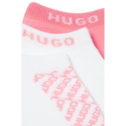 Hugo Underwear Damen HUGO Underwear Sneakersocken &raquo;3P AS SLANTMONO CC W&laquo; 3 Paar tlg. mit Logo Details rot 39-42