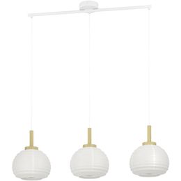 Eglo H&auml;ngeleuchte &raquo;SUMMERHILL Pendellampe - Stahl, Holz - E27 - 3X40W - IP20&laquo; E27 1 Stk. H&auml;ngelampe, Deckenlampe, Wohnzimmer, Esszimmer, L92,5 x B22,5