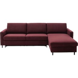 Home Affaire Ecksofa &raquo;Calestra, Bezug Easy Care, Dauerschlaffunktion in 2 Qualit&auml;ten&laquo; L-Form, whlw. Kaltschaummatratze RG40 oder Premium RG55, in 3 