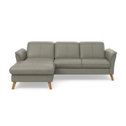 Sit & More sit&more Ecksofa &raquo;Romero L-Form&laquo; wahlweise mit oder ohne Relax-Funktion, Bettfunktion, Bettkasten grau 100% Polyester