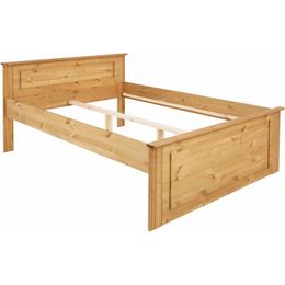 OTTO home Massivholzbett &raquo;Hugo, hohe Belastbarkeit! FSC zertifiziertes Massivholz, Landhausstil&laquo; Breite/Belastbarkeit 180cm/200KG, 140cm/180KG, 