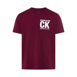 Calvin Klein Damen T-Shirt Regular fit, mit Rundhalsausschnitt XL
