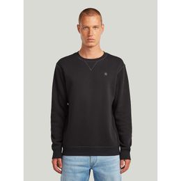 G-Star Raw G-STAR Longpullover &raquo;Premium Core Sweatshirt&laquo; cloack L L Gerippter Einsatz am Ausschnitt vorne
