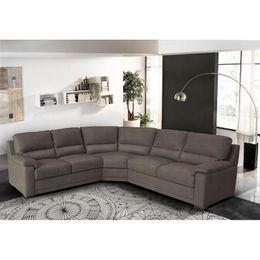 Egoitaliano Ecksofa &raquo;Doris, modernes Designerecksofa in hochwertigen Microfaserqualit&auml;ten&laquo; edle Detailverarbeitung, wahlweise fleckenabweisend oder in Lederoptik 