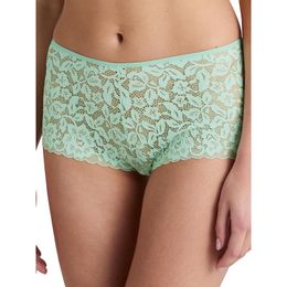 Calida Damen Calida Panty &raquo;Natural Comfort Lace&laquo; elastische Spitze, Regular-Cut, weich, verspielt, feminin gr&uuml;n S (40/42)