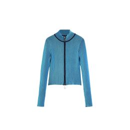 Desigual Strickjacke Damen Gr&ouml;&szlig;e L azur / schwarz