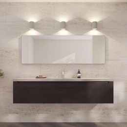 Loevschall Wandleuchte &raquo;Sekvens LED Wandleuchte, Wandlampe f&uuml;r K&uuml;che, Bad, Flur & Wohnzimmer&laquo; LED-Modul 1 Stk. Warmwei&szlig; Stilvoll & modern, Wasserdicht, Auf und 