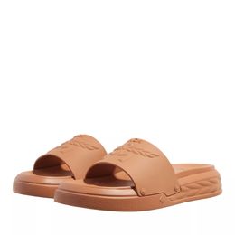 MCM Slipper & Pantoletten - U MCM Col Tpu New Slide Co - Gr. 37 (EU) - in Cognacbraun - f&uuml;r Damen