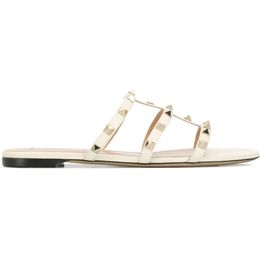 Valentino Garavani Sandalen - Sandals Ivory - Gr. 37 (EU) - in Wei&szlig; - f&uuml;r Damen
