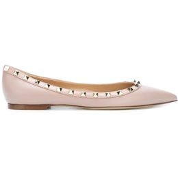 Valentino Garavani Ballerinas - Flat Shoes Powder - Gr. 40 (EU) - in Gold - f&uuml;r Damen