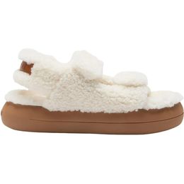 Moonboot Sandalen - Moon Boot Mb Shearling Sandal Sandalen Off White 8 - Gr. 41 (EU) - in Wei&szlig; - f&uuml;r Damen
