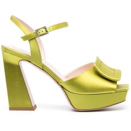 Roger Vivier Sandalen - Sandals Green - Gr. 38,5 (EU) - in Gr&uuml;n - f&uuml;r Damen
