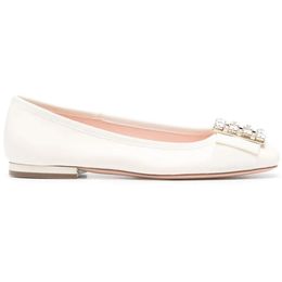 Roger Vivier Ballerinas - Flat Shoes Powder - Gr. 40 (EU) - in Gold - f&uuml;r Damen