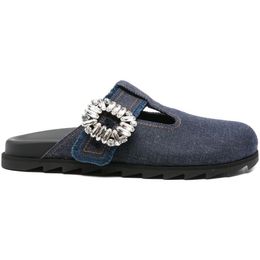 Roger Vivier Loafer - Sandals Blue - Gr. 39 (EU) - in Blau - f&uuml;r Damen