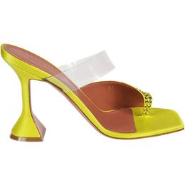 Amina Muaddi Sandalen - Sandals Yellow - Gr. 35 (EU) - in Gelb - f&uuml;r Damen