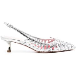 Roger Vivier Hohe Schuhe - With Heel Silver - Gr. 37 (EU) - in Silber - f&uuml;r Damen
