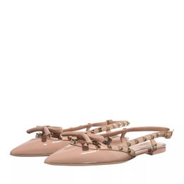 Valentino Garavani Loafer - Rockstud Bow T.05 Ballerina - Gr. 36 (EU) - in Gold - f&uuml;r Damen