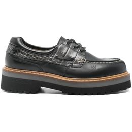 Woolrich Loafer - Flat Shoes Black - Gr. 38,5 (EU) - in Schwarz - f&uuml;r Damen