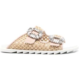 Roger Vivier Sandalen - Sandals Beige - Gr. 41 (EU) - in Beige - f&uuml;r Damen