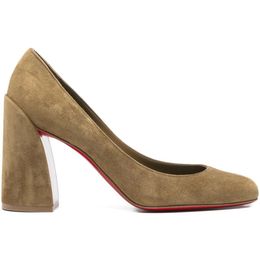 Christian Louboutin Hohe Schuhe - With Heel Brown - Gr. 37,5 (EU) - in Braun - f&uuml;r Damen