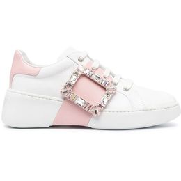 Roger Vivier Low-Top Sneaker - Sneakers Pink - Gr. 36 (EU) - in Gold - f&uuml;r Damen