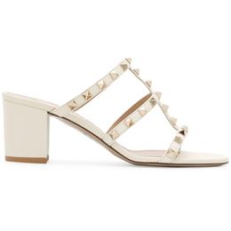 Valentino Garavani Sandalen - Sandals Ivory - Gr. 37,5 (EU) - in Wei&szlig; - f&uuml;r Damen