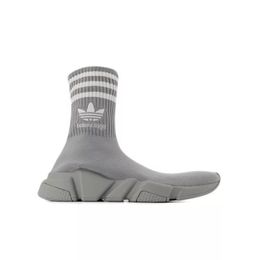Balenciaga Low-Top Sneaker - Speed Lt Adidas Sneakers - Grey/Logo White - Gr. 40 (EU) - in Grau - f&uuml;r Damen