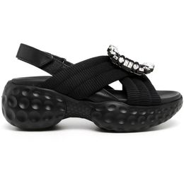 Roger Vivier Sandalen - Sandals Black - Gr. 35 (EU) - in Schwarz - f&uuml;r Damen