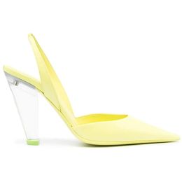 3Juin Hohe Schuhe - With Heel Yellow - Gr. 38,5 (EU) - in Gelb - f&uuml;r Damen