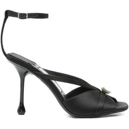 Jimmy Choo Sandalen - Sandals Black - Gr. 37 (EU) - in Schwarz - f&uuml;r Damen