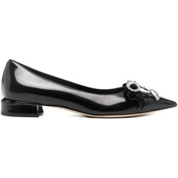 Jimmy Choo Ballerinas - Flat Shoes Black - Gr. 36 (EU) - in Schwarz - f&uuml;r Damen