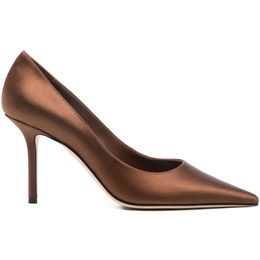 Jimmy Choo Hohe Schuhe - With Heel Brown - Gr. 36 (EU) - in Braun - f&uuml;r Damen