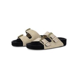 Isabel Marant Sandalen - 'Lennyo' Beige Slip-On Sandals - Gr. 41 (EU) - in Beige - f&uuml;r Damen