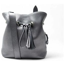 Lancel Crossbody Bags - NEUE Lancel SACHAS EIMER-TASCHE A90582 MIT SILBERN - Gr. unisize - in Silber - f&uuml;r Damen