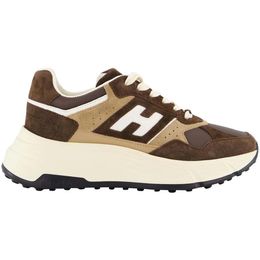 Hogan Low-Top Sneaker - Dames H669 Sneaker Bruin - Gr. 37,5 (EU) - in Braun - f&uuml;r Damen