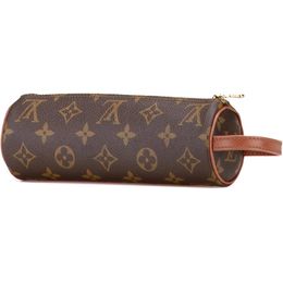Louis Vuitton Kosmetiktaschen - Monogram Trousse Ronde Pencil Case 20 - Gr. unisize - in Braun - f&uuml;r Damen