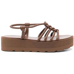 Gianvito Rossi Sandalen - Sandals Leather Brown - Gr. 41 (EU) - in Braun - f&uuml;r Damen