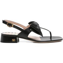Valentino Garavani Sandalen - Sandals Black - Gr. 38,5 (EU) - in Schwarz - f&uuml;r Damen