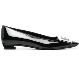 Roger Vivier Ballerinas - Flat Shoes Black - Gr. 38,5 (EU) - in Schwarz - f&uuml;r Damen