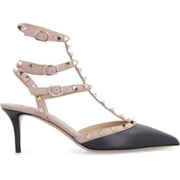 Valentino Garavani Hohe Schuhe - With Heel Black - Gr. 37,5 (EU) - in Schwarz - f&uuml;r Damen