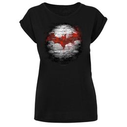 F4NT4STIC T-Shirt Batman Logo Wall' in schwarz | Gr.: 3XL