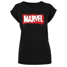 F4NT4STIC T-Shirt Marvel Logo in schwarz | Gr.: 4XL