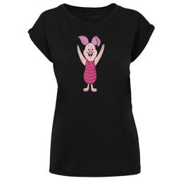 F4NT4STIC T-Shirt Winnie Puuh Ferkel Piglet Classic in schwarz | Gr.: XS