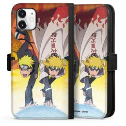 DeinDesign iPhone 11 Handy Klapph&uuml;lle Handyh&uuml;lle aus Kunst Leder schwarz Flip Case Naruto Shippuden Minato Namikaze Official Licensed Product Sideflip mit Lasche