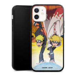 DeinDesign iPhone 12 mini Handy Slim Case extra d&uuml;nn Silikon Handyh&uuml;lle schwarz H&uuml;lle Naruto Shippuden Minato Namikaze Official Licensed Product Silikon Slim 