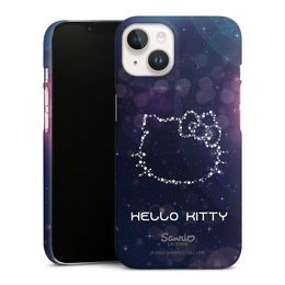 DeinDesign iPhone 14 Handy Premium Case Smartphone Handyh&uuml;lle Schutzh&uuml;lle matt Merchandise Hello Kitty Weltall Premium Case
