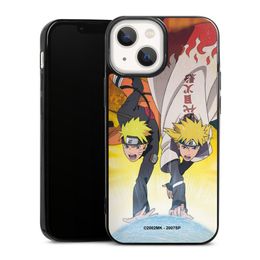 DeinDesign iPhone 13 Mini Handy Slim Case extra d&uuml;nn Silikon Handyh&uuml;lle schwarz H&uuml;lle Naruto Shippuden Minato Namikaze Official Licensed Product Silikon Slim 