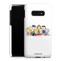 DeinDesign Galaxy S10e Handy Premium Case Smartphone Handyh&uuml;lle Schutzh&uuml;lle matt Peanuts Kindheit Merchandise Premium Case