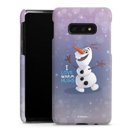 DeinDesign Galaxy S10e Handy Premium Case Smartphone Handyh&uuml;lle Schutzh&uuml;lle matt Frozen Olaf Official Licensed Product Frozen Premium Case